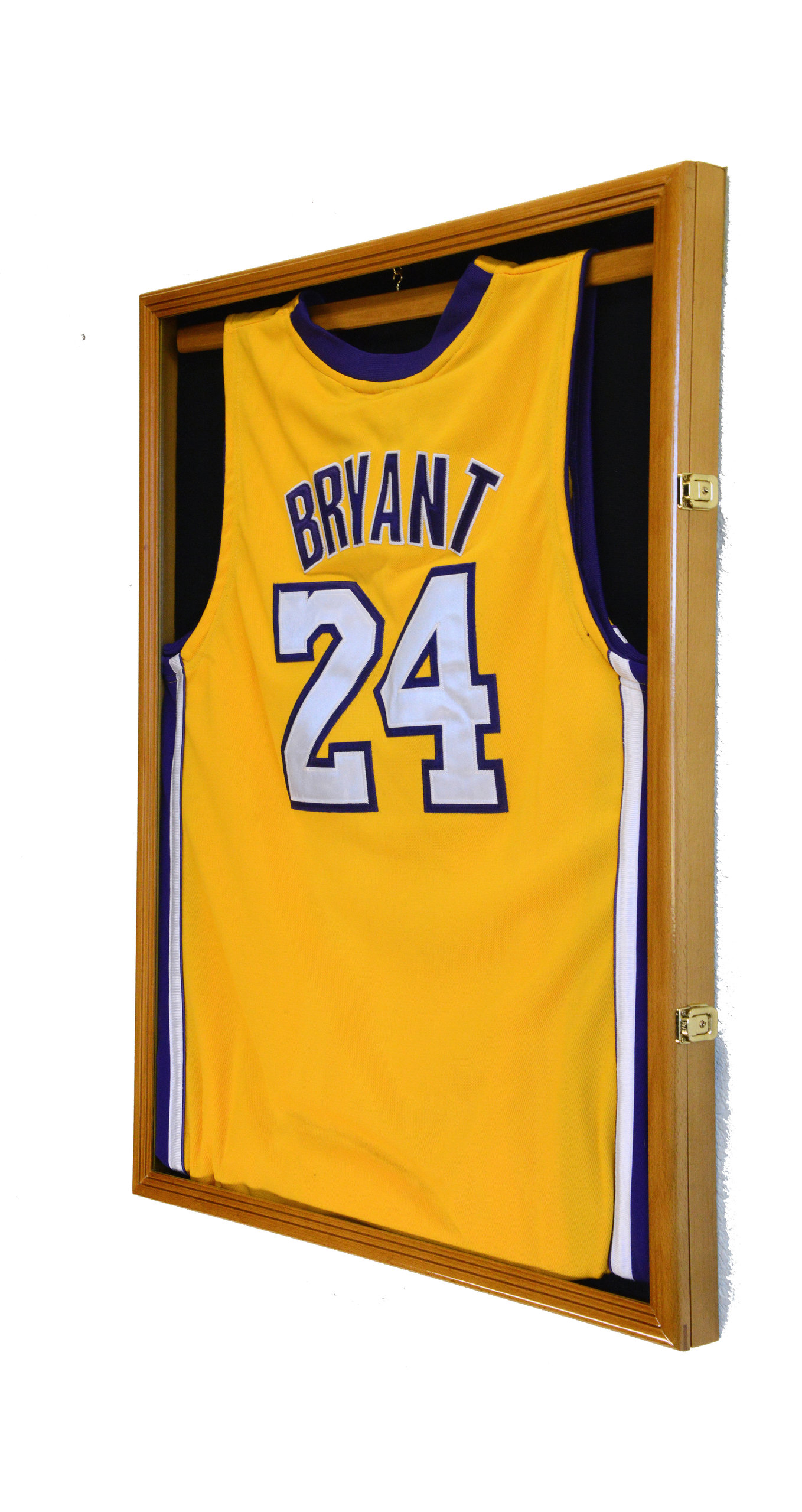 Large Jersey Display Case Cabinet Shadow Box - Contemporary - Wall ...