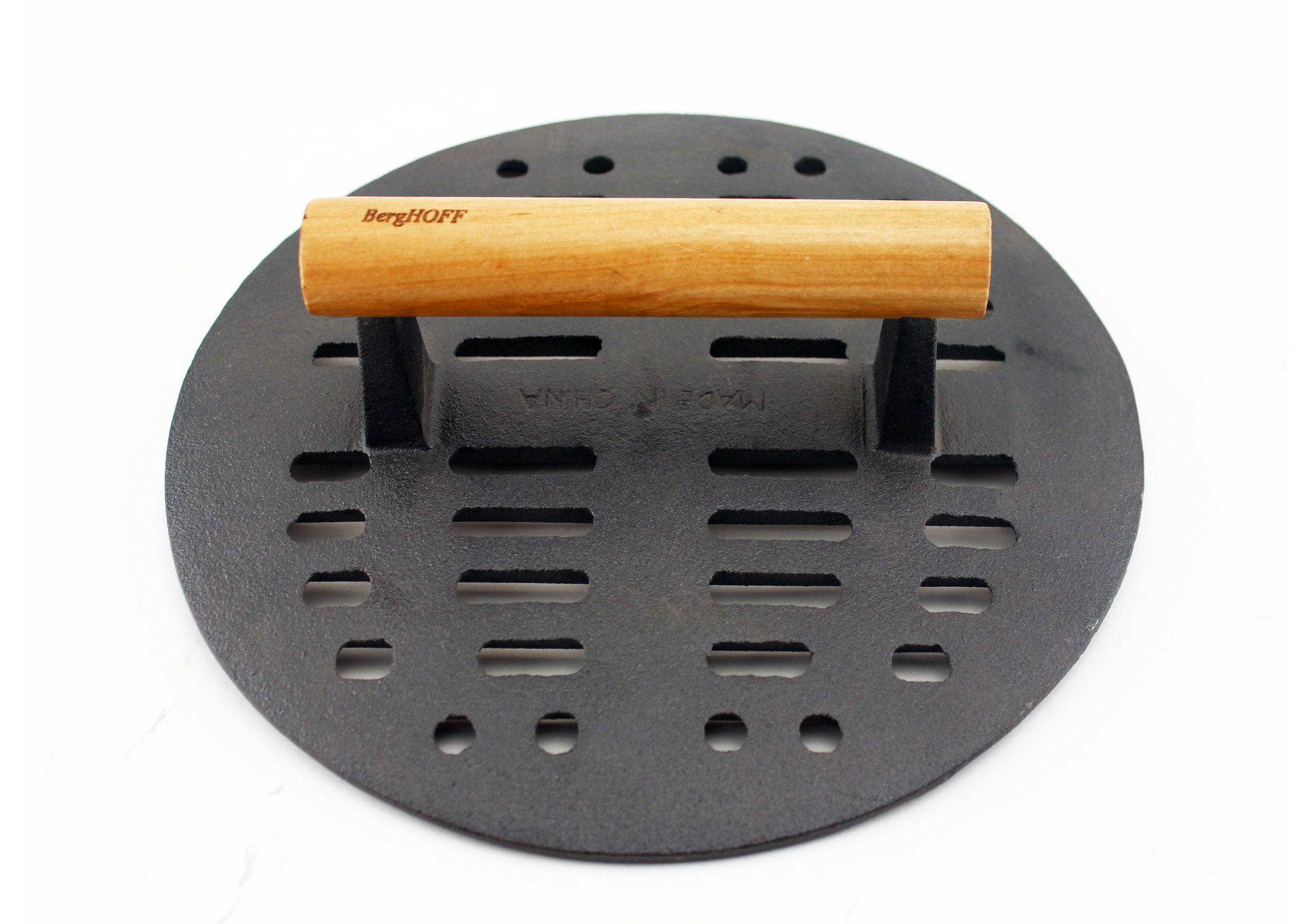 Cast Iron Slotted Steak Press - Contemporary - Grill Tools ...