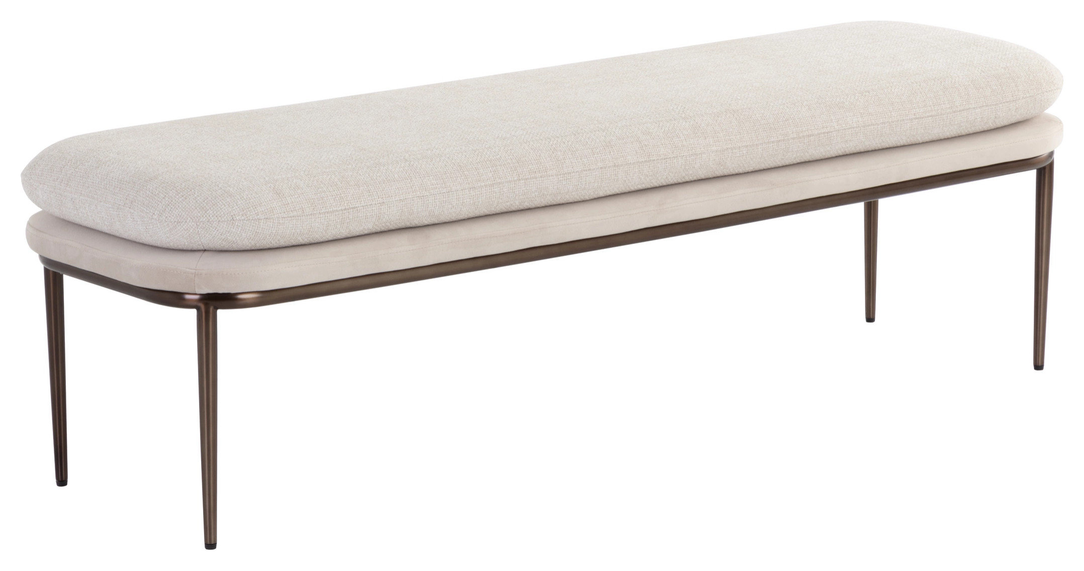 Koffi Bench - Midcentury - Upholstered Benches - by Sunpan Modern Home ...