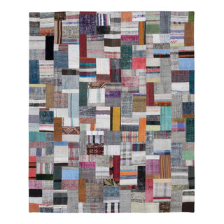 Rug N Carpet - Handmade Turkish 8' 2'' x 10' 0'' Unique Patchwork Kilim ...