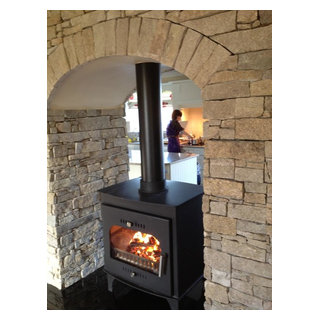 Boru Wood Burning Stove - Contemporary - Essex - by Fireplace Products ...