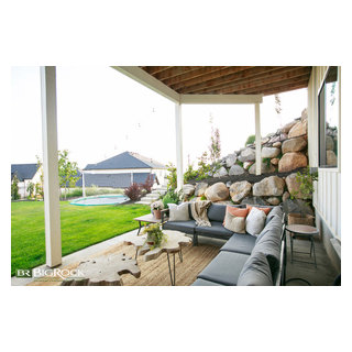 Modern Covered Deck - Contemporary - Landscape - Salt Lake City - by ...