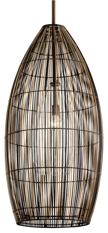Holden One Light Pendant in Bronze - Transitional - Pendant Lighting ...