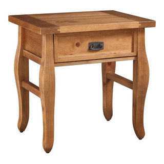 Linon Santa Fe End Table Antique Finish - Transitional - Side Tables ...