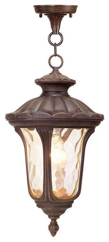 Oxford Outdoor Chain-Hang Light, Black - Traditional - Outdoor Hanging ...