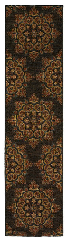 Oriental Weavers Sphinx Parker 5495C Rug, Brown/Rust, 3'10" x 5'5 ...