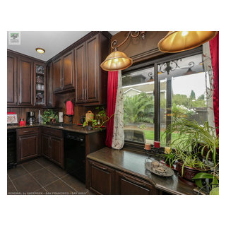 Gorgeous Kitchen with New Dark Colored Window - Renewal by Andersen San ...
