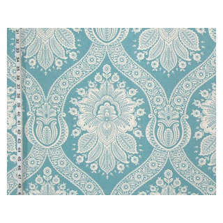 Colonial Floral Fabric Modern Toile Material, Standard Cut ...
