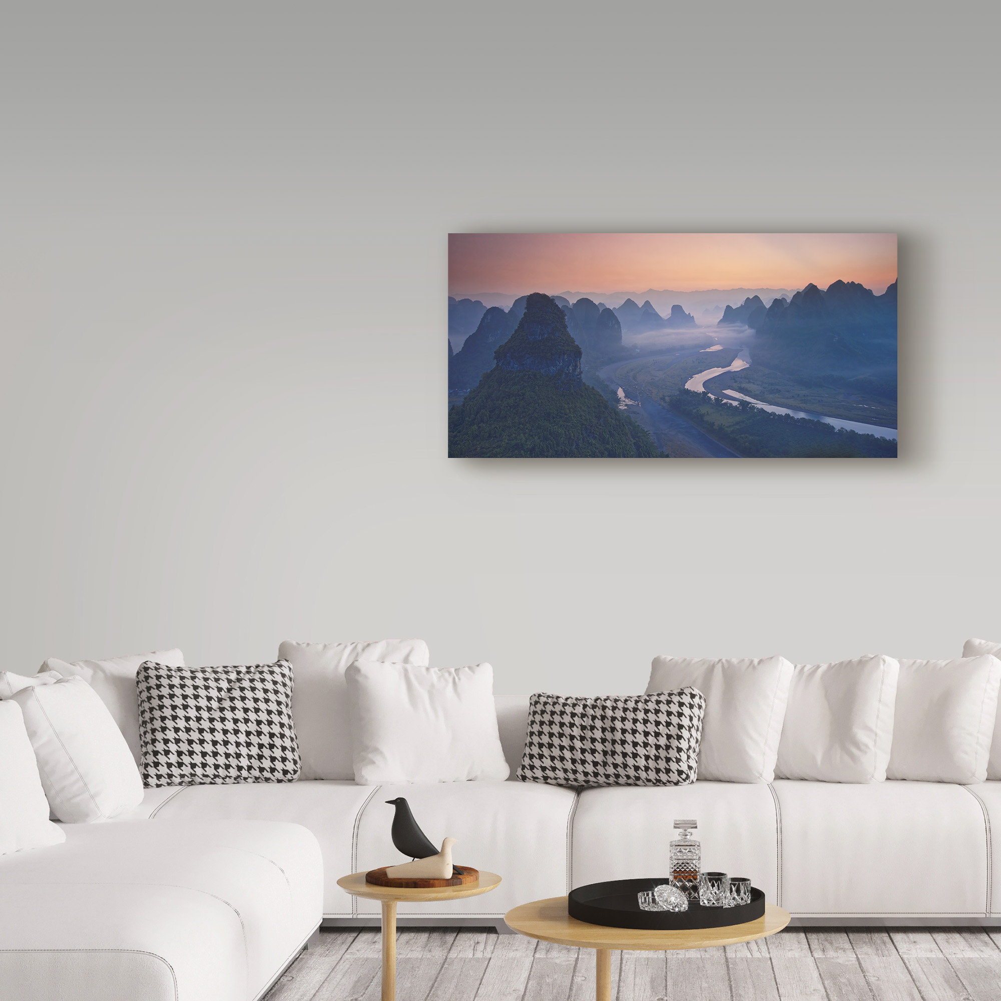 Yan Zhang 'A Dream World' Canvas Art, 47"x24" - Contemporary - Prints ...