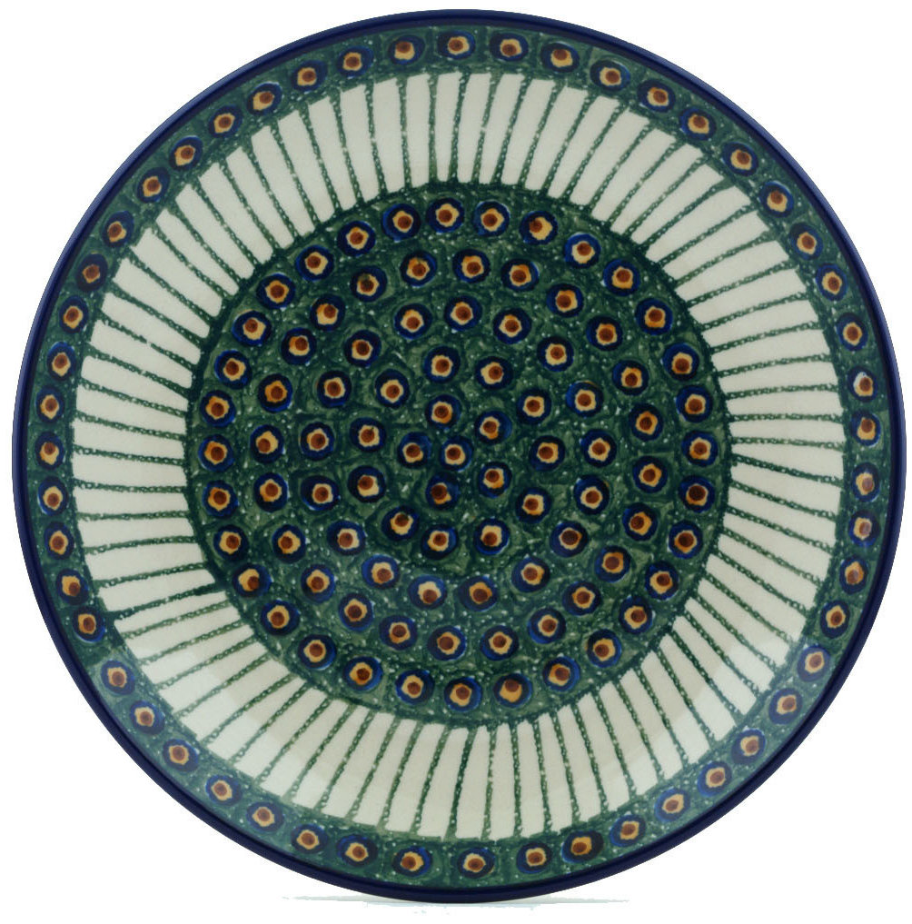 Polmedia Polish Pottery 10" Stoneware Plate - Traditional - Serving ...