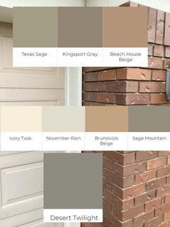 Exterior color Benjamin Moore Desert Twilight?