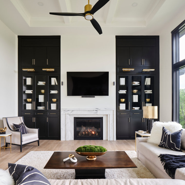 Bookcase Around Fireplace - Photos & Ideas | Houzz