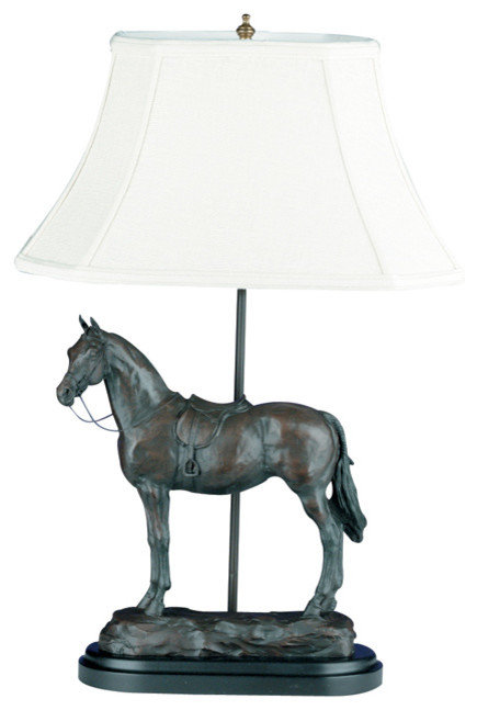 English Riding Horse Lamp - Traditional - Table Lamps - by ...