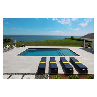 One Piece Fiberglass Pools - Beach Style - Pool - New York - by ...