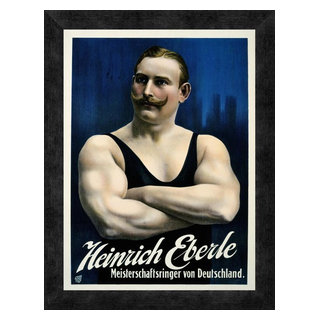 "Heinrich Eberle" Framed Canvas Giclee by Friedlander, 14"x18", 14"x18 ...