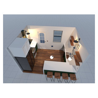 Kitchen Renovation - 513 Maple Ave - Farmhouse - Kitchen - Kansas City ...