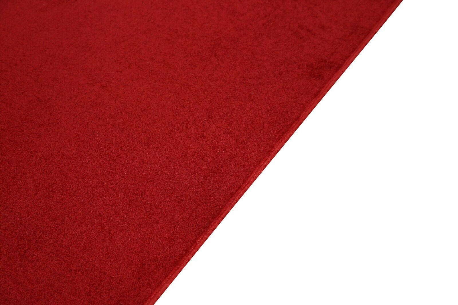 Furnish My Place Red Solid Color Rug Made In Usa, 4' x 18' Oval ...