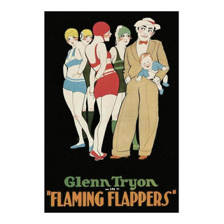 "Vintage Film Posters: Flaming Flappers" Digital Paper Print, 14"x20 ...