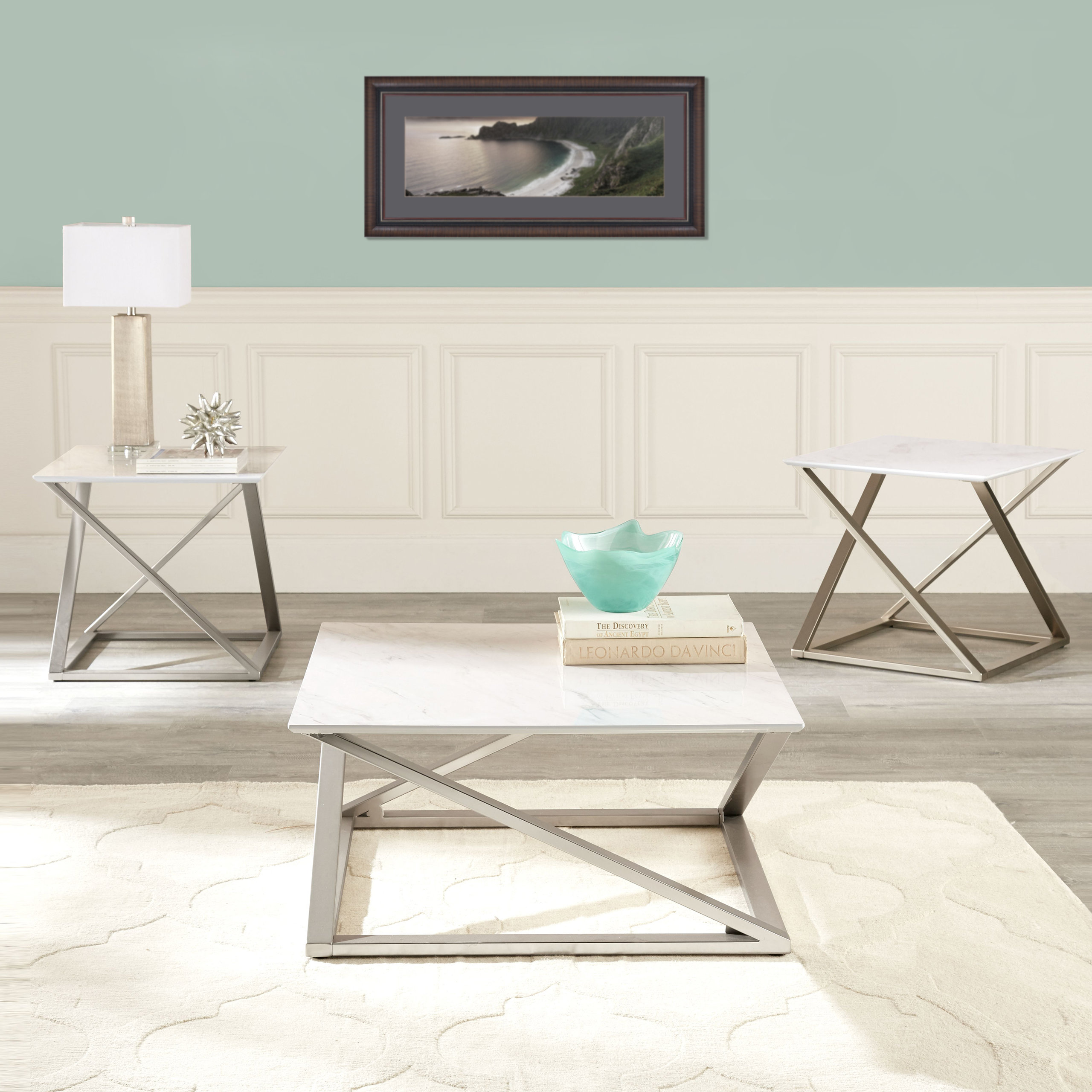 Zurich Square Cocktail Table - Contemporary - Coffee Tables - by Steve ...