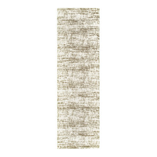 Verona 1803J Ivory/Taupe 5'3" x 7'6" Rug, Runner 2'3" x 7'6 ...