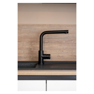 Réalisation "Minimaliste" - Transitional - Kitchen - Rennes - by Infini ...