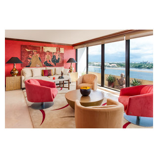 Asian Inspired Condo Remodel - Asian - Living Room - Miami - by ...