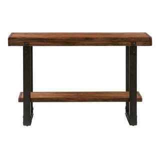 Madison Park Console Table, Chestnut - Contemporary - Console Tables ...