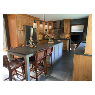 Warming it up in Glenville - Farmhouse - Kitchen - New York - by ...