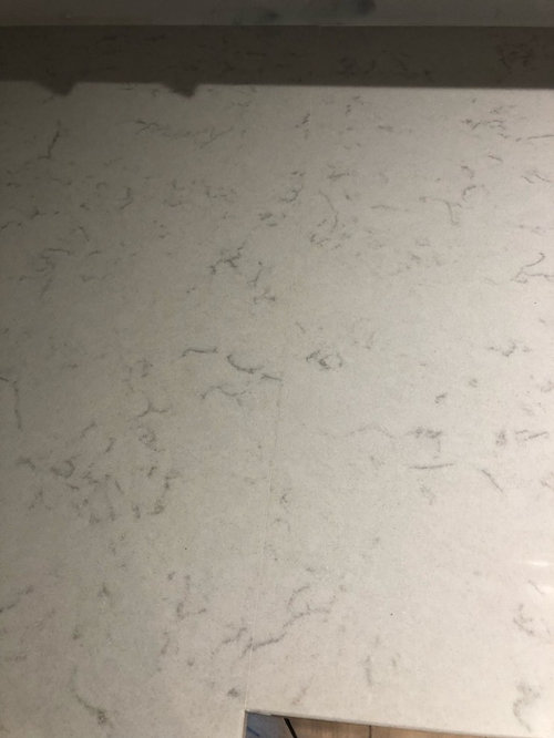 Bad quartz seam? (silestone lagoon)