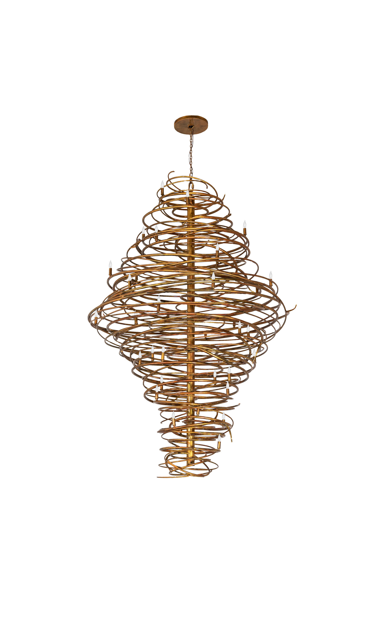 60" Cyclone 36 Light Chandelier - Contemporary - Chandeliers - by Meyda ...
