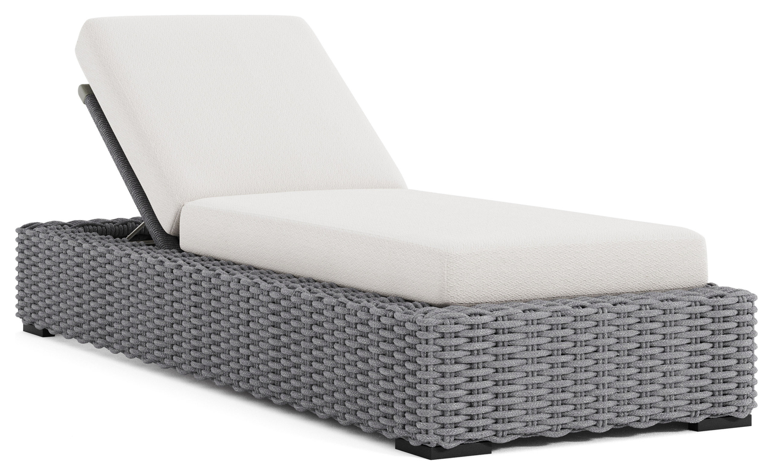 Bernhardt Capri Outdoor Chaise, 31" W x 82" D x 13.75" H - Beach Style - Outdoor Chaise Lounges ...
