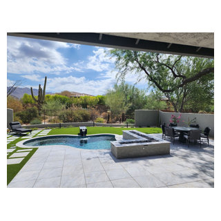 DC Ranch Haciendas I - Modern - Pool - Phoenix - by Merit Landworks | Houzz
