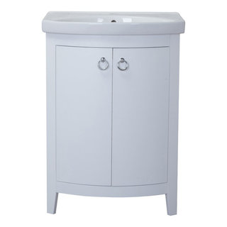 Cole 2-Door Vanity Cabinet, 24"x18"x34" - Transitional - Bathroom ...