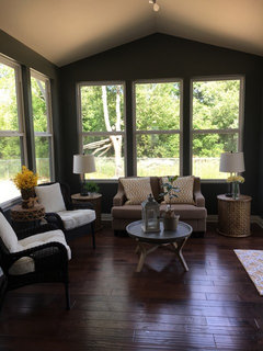 Dark gray walls in sunroom? Yes or no? | Houzz Forum