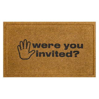 Mohawk Home Were You Invited Natural 1' 6" x 2' 6" Door Mat, 1' 6" x 2 ...