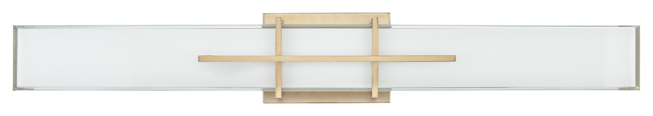 Tocco LED Light 32 in. Modern Gold Vanity Light - Transitional ...