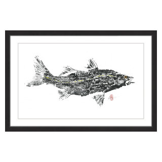 "Old Snook" Framed Painting Print, 24"x16" - Asian - Prints And Posters ...