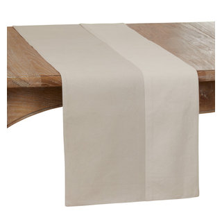 Table Runner With Two-Tone Design - Contemporary - Table Runners - by ...