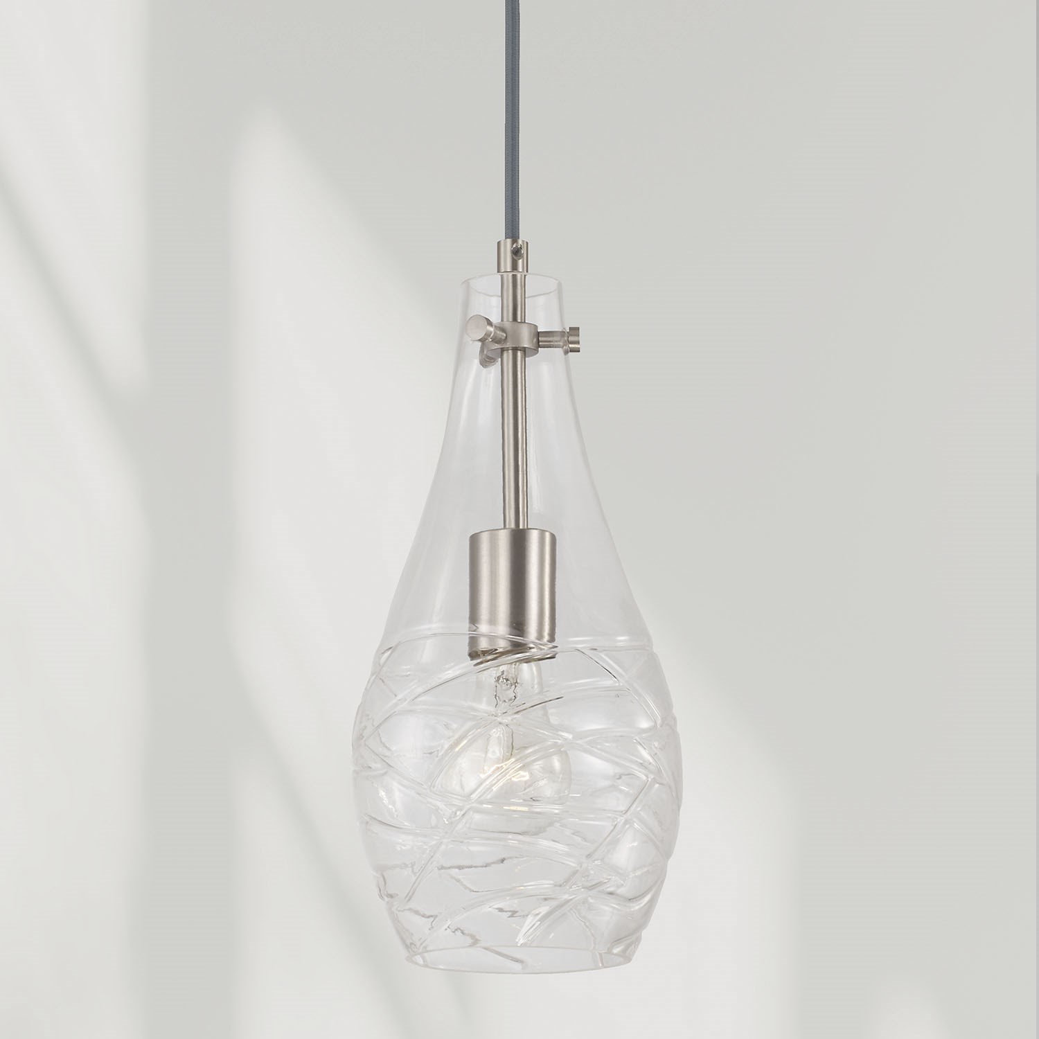 Austin Allen & Co Kier 1-Light Pendant, Brushed Nickel - Transitional ...