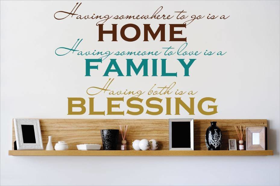 Decal, Having Somewhere To Go Is A Home Quote, 22x30, 22X30 ...