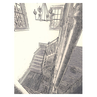 121_Elegant Floating Staircase, Chevy Chase, MD 20815 - Contemporary ...