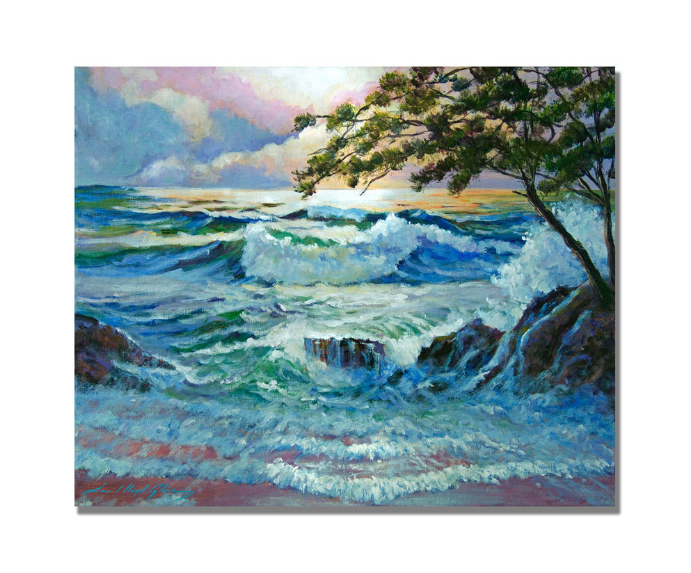 'Matsushima Coast' Canvas Art by David Lloyd Glover, 18" x 24 ...
