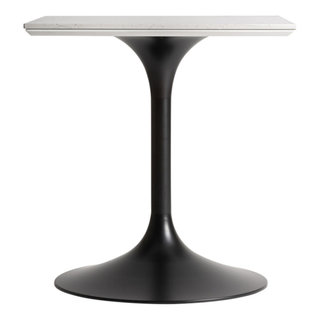 White Porcelain Counter Table, Vical Home Perrier - Contemporary ...