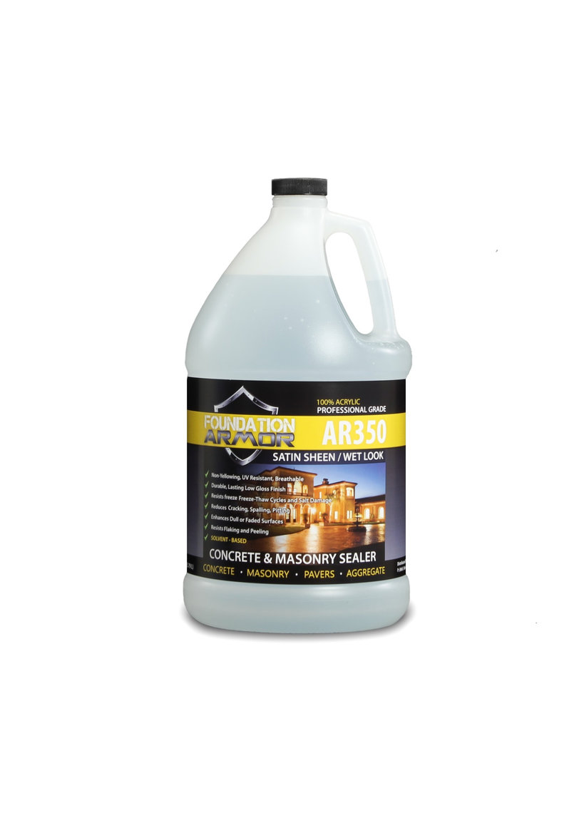 Armor AR350™ Wet Look Satin Sheen Acrylic Concrete and Paver Sealer, 1 ...
