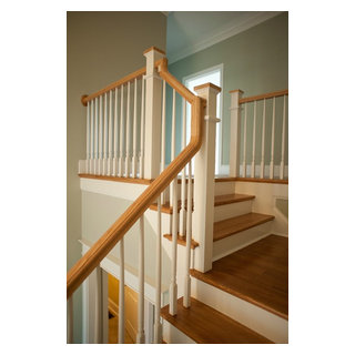 Loch Bothy - Traditional - Staircase - Raleigh - by Blue Sky Building ...