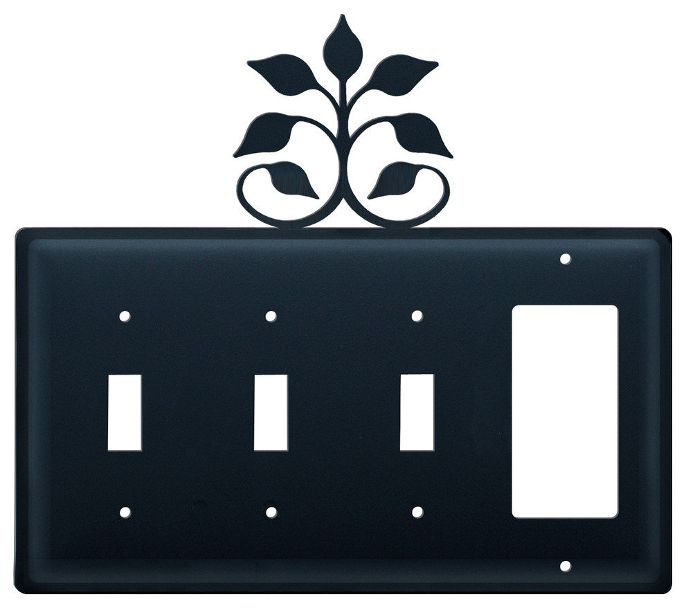 Rooster Triple Switch and Single GFI Cover - Contemporary - Switch ...
