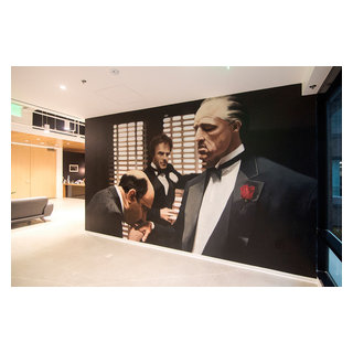 Movie Scene Mural for Production Studio - Contemporary - Los Angeles ...