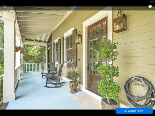 Charleston S.C. cottage, chocolate brown metal roof. New color ideas?