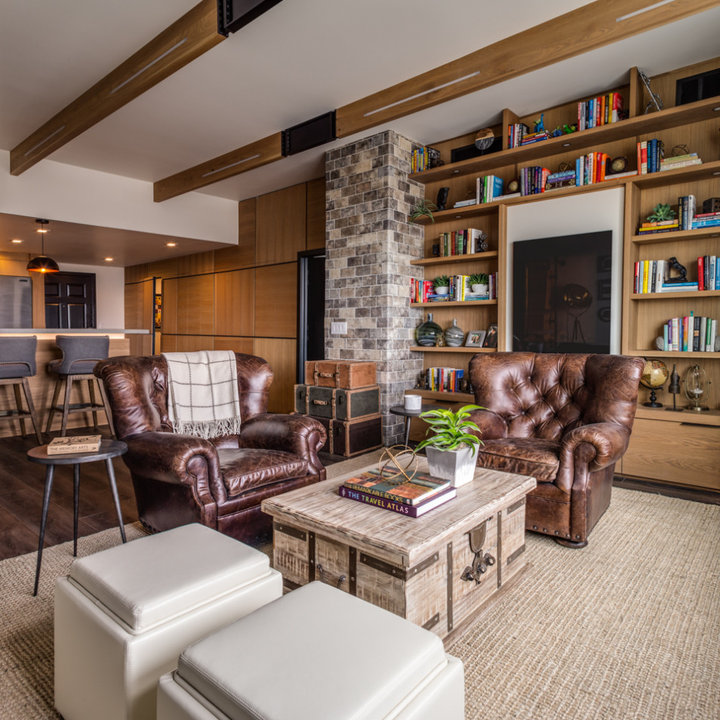 75 Industrial Living Room Ideas You'll Love - January, 2026 | Houzz