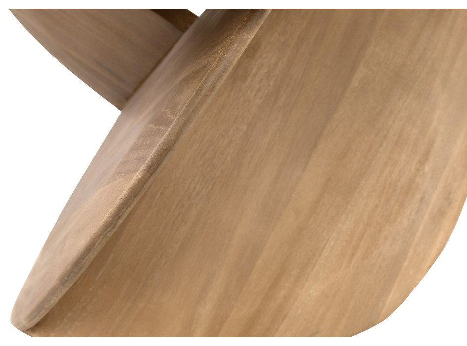 Teak Architectural Coffee Table, Versmissen Fan - Transitional - Coffee ...